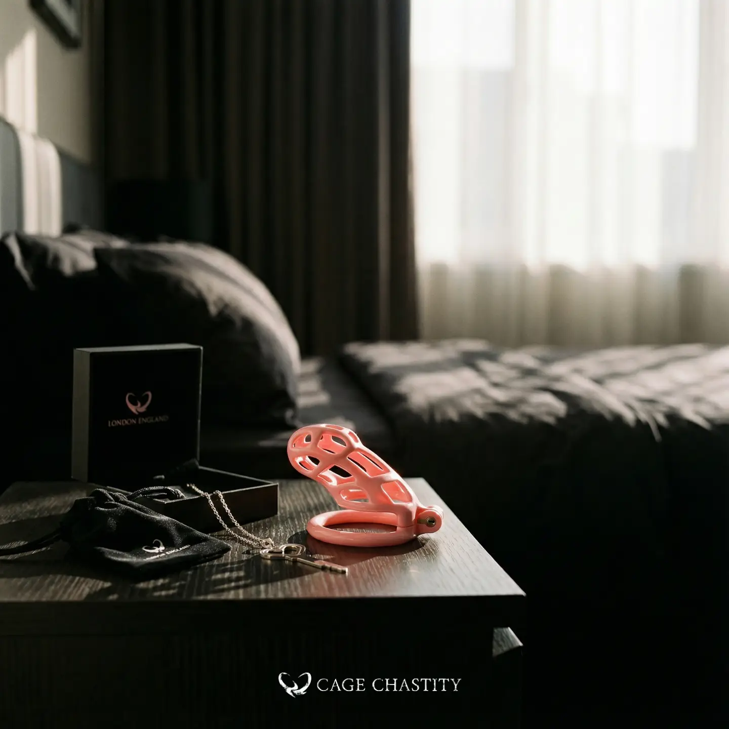 DEVIL KEEPER – Pink Chastity Lock – CC09 | Cage Chastity