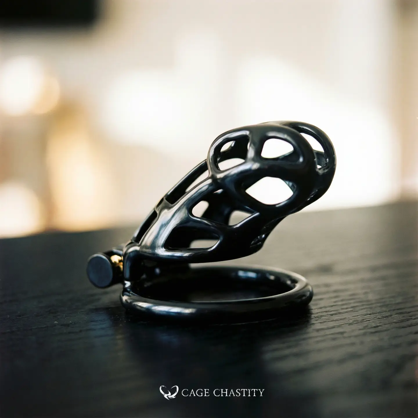 DEVIL KEEPER — Black Chastity Lock — CC10 | Cage Chastity