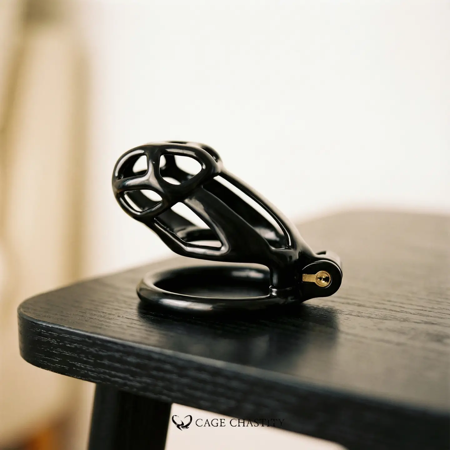 DEVIL KEEPER — Black Chastity Lock — CC10 | Cage Chastity